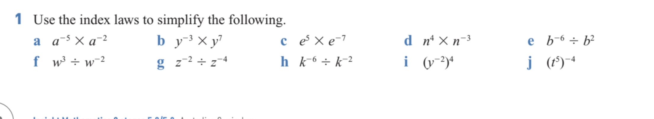 10C2MAT24: Negative indices | MHOL